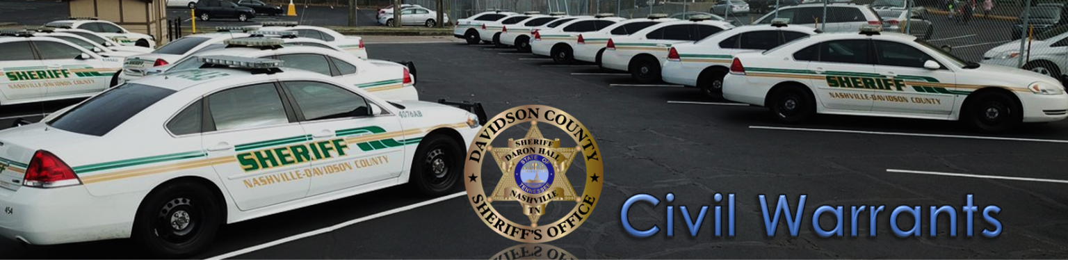 Civil Warrants Division – Davidson County Sheriff – Nashville Tennessee