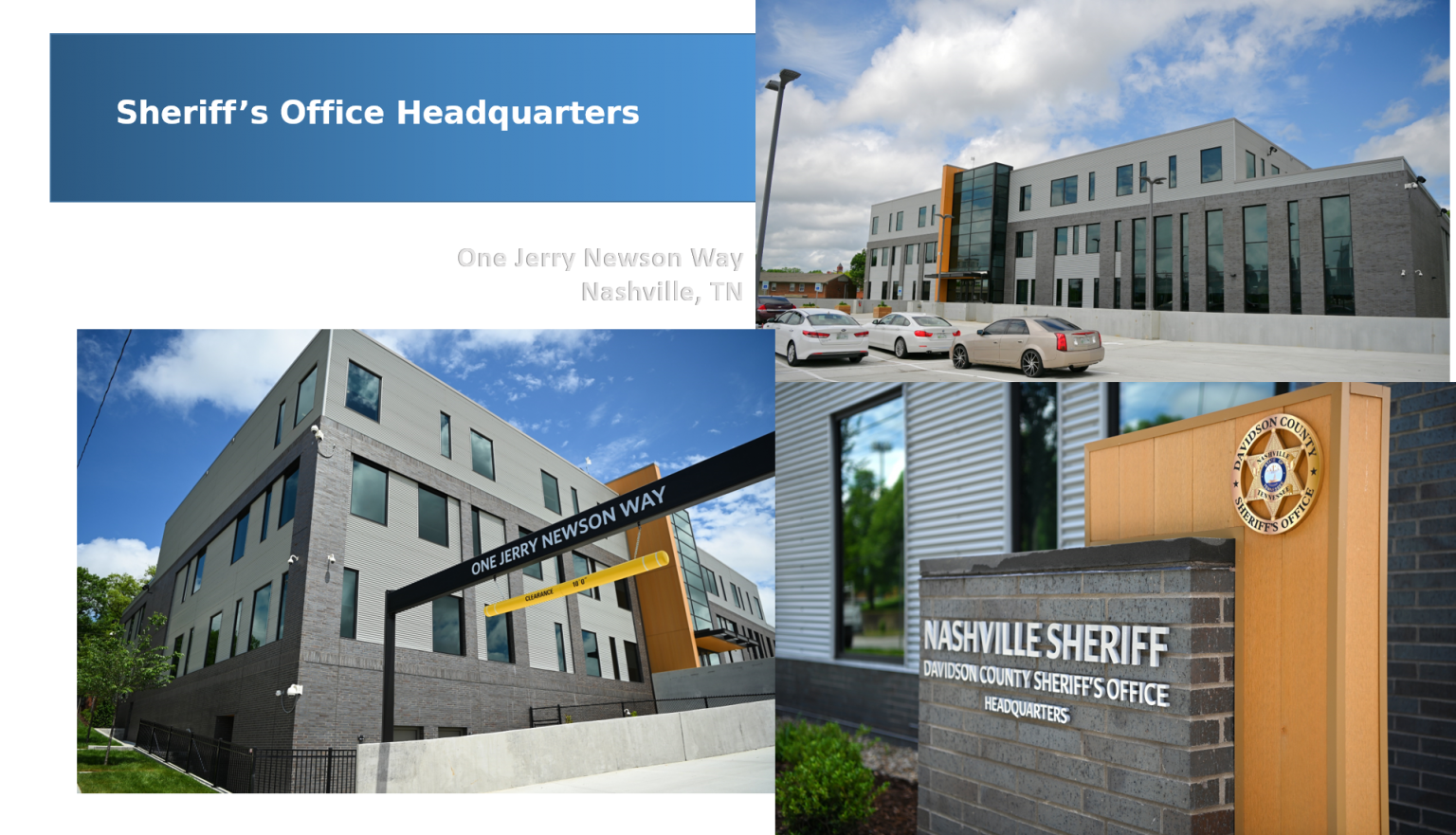 Sheriff’s Office Headquarters – Davidson County Sheriff – Nashville Tennessee